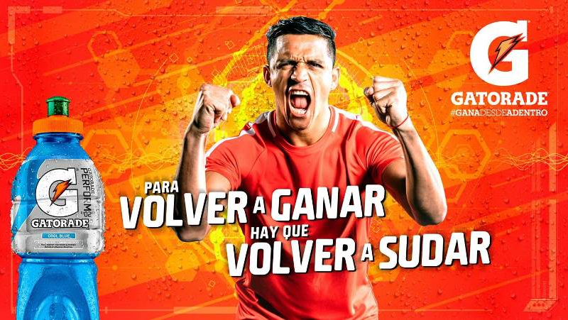 CCU | GATORADE® lanza campaña con Alexis Sánchez como protagonista
