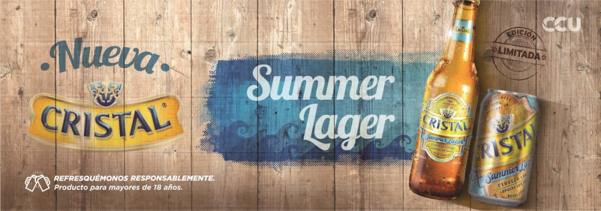 CCU | Cristal lanza “Cristal Summer Lager”