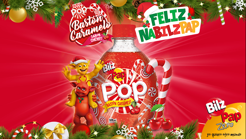 CCU | Bilz y Pap celebra navidad con nuevo sabor Bastón Caramelo
