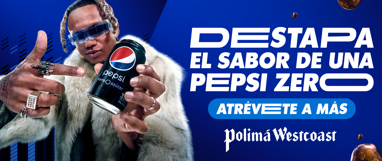CCU | Polimá Westcoast se convierte en el nuevo rostro de Pepsi Zero